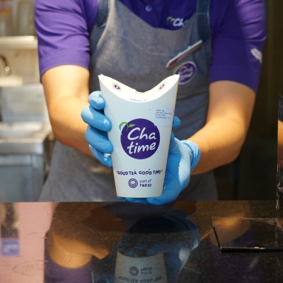 Chatime Luncurkan Eco Cup, Gelas dari Kertas yang Mudah Terurai